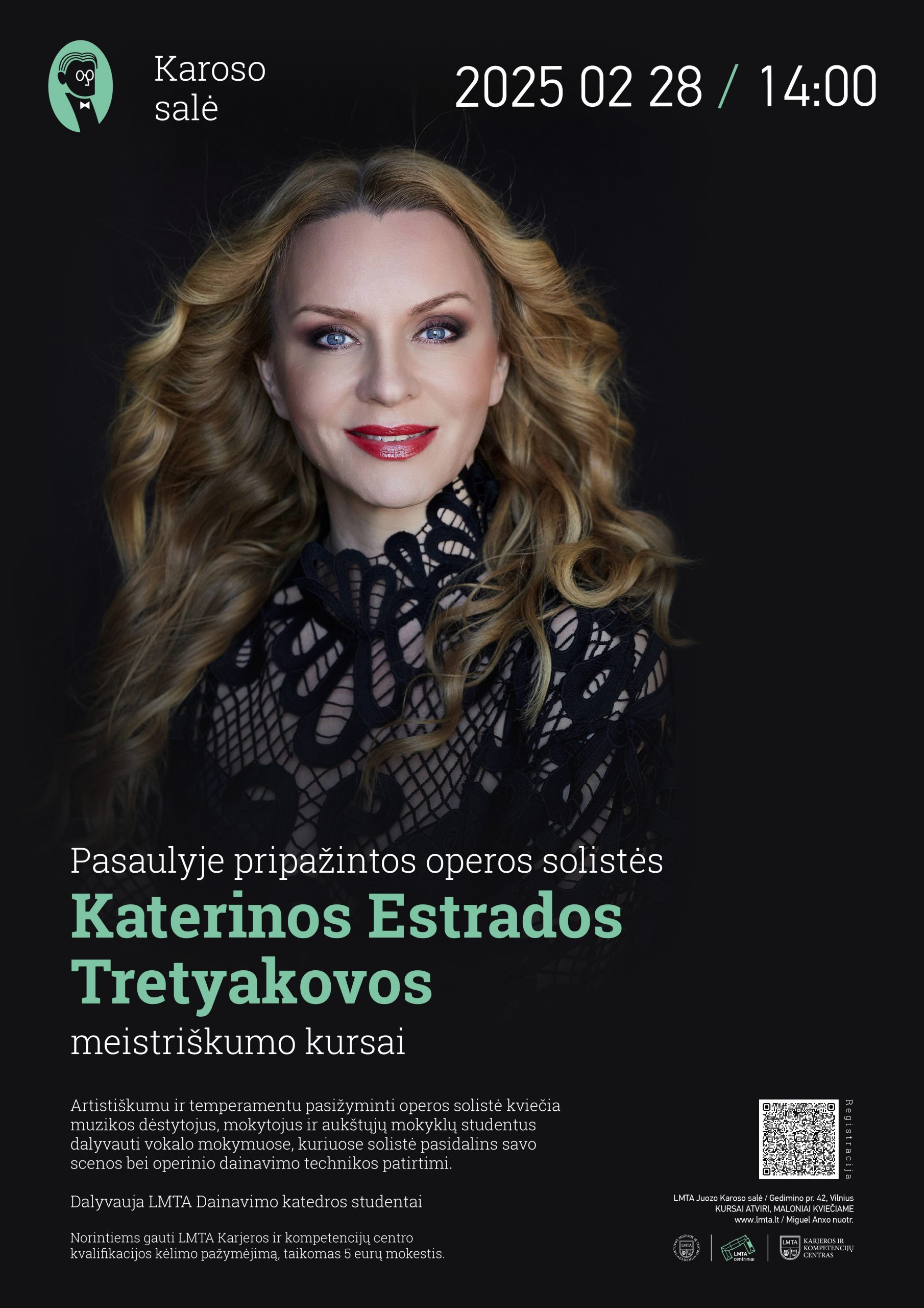 PASAULYJE PRIPAŽINTOS OPEROS SOLISTĖS KATERINOS ESTRADOS TRETYAKOVOS ...